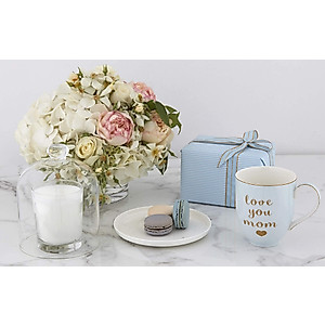 SipNBloom Mom-Mug Mothers Day Gifts for Mom, Mom Coffee Mug Mom Tea Cup Birthday Gifts for Mom, Mom Gifts 13.5 Oz Blue