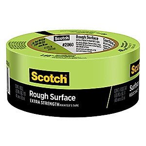 Scotch Painter's Tape 2060-48MP ScotchBlue Rough Surface Painters Tape, 1.88" Width, Green