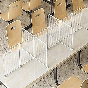 Classroom Desk Dividers for Students，esktop Office Partitions, Schools Desk Partitions， Suitable for Schools Classroom, Restaurants, Offices, Easy to Install (Single 11.8"x17.7") (10PCS)