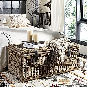 happimess Caden Storage Trunk, 46", Natural