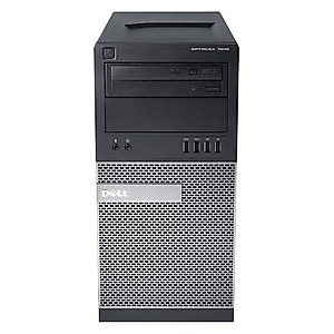 OptiPlex 7010 Minitower Desktop PC - Intel Core i3-3240 3.4GHz, 8GB, New 240GB SSD, DVD, Windows 10, WiFi (Renewed)