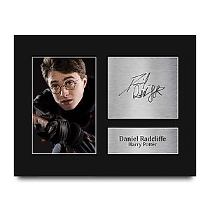 HWC Trading Daniel Radcliffe USL Signed Printed Autograph Harry Potter Gifts Print Photo Picture Display - US Letter Size
