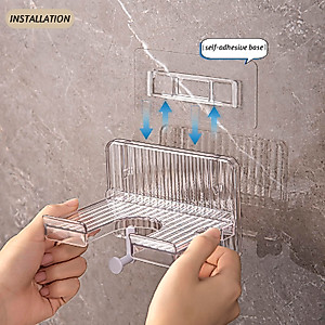 AYYOYYOY Any-Size Hair Dryer Holder - Wall Mount Blow Dryer Hanger with Plug & Cord Organizer - Self Adhesive, Durable & Stylish Storage Solution for Bathroom and Cabinet