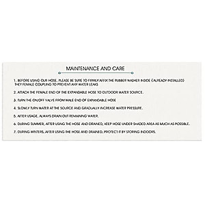 InSassy (TM) Flexible Expandable Garden Hose, 50 FT