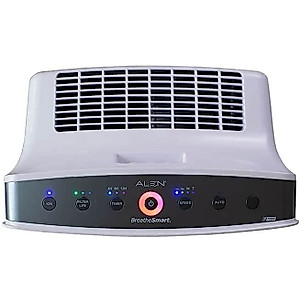 Alen BreatheSmart Classic H13 HEPA Air Purifier, Air Purifiers For Home Large Room w/ 1100 SqFt Coverage, Medical-Grade Air Cleaner for Allergens & Dust, up to 12 Mos. Filter Life, Graphite