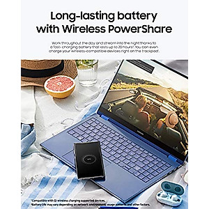 Samsung Galaxy Book Flex 13.3” Laptop|QLED Display and Intel Core i7 Processor|8GB Memory|512GB SSD|Long Battery Life and Bluetooth-Enabled S Pen|(NP930QCG-K01US),Royal Blue