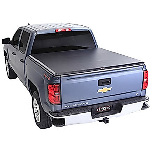 TruXedo TruXport Soft Roll Up Truck Bed Tonneau Cover | 272001 | Fits 2014 - 2018, 2019 Limited/Legacy Chevy/GMC Silverado/Sierra 1500, 2015-19 2500/3500HD 6' 7" Bed (78.9")