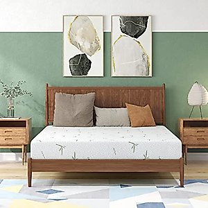 wOod-it Queen Mattresses, 6 inch Mattress Queen Size Memory Foam Bed in A Box Cooling Gel Medium Firm