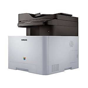 Samsung Xpress C1860FW Color Laser MFP (19 ppm) (533 MHz) (256 MB) (8.5" x 14") (9600 x 600 dpi) (Max Duty Cycle 40000 Pages) (p/s/c/f) (USB) (Ethernet) (Wireless) (Touchscreen) (250 Sheet Input Tray) (1 Sheet Multipurpose Tray) (50 Sheet ADF)