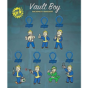 Fallout 4 Blind Bag Vault Boy Backpack Hangers Set - 3 Random