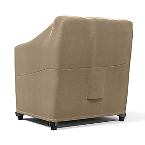 KHOMO GEAR Outdoor Chair Cover Patio Furniture Cover Waterproof Heavy Duty (Brown - Standard)