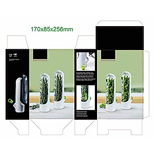 Herb keeper container for fridge