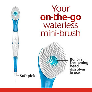 Colgate Wisp Portable Mini-Brush Optic White, Coolmint, 24 Count