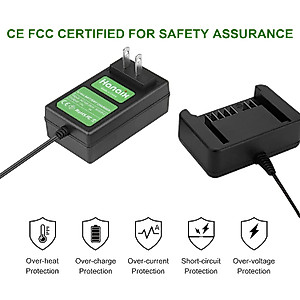 Hanaix 18V Battery Charger for Hitachi 339782 BSL815X BSL1815S BSL1830 BSL1830C 339782 330139 330557 Li-ion Battery Fast Charger
