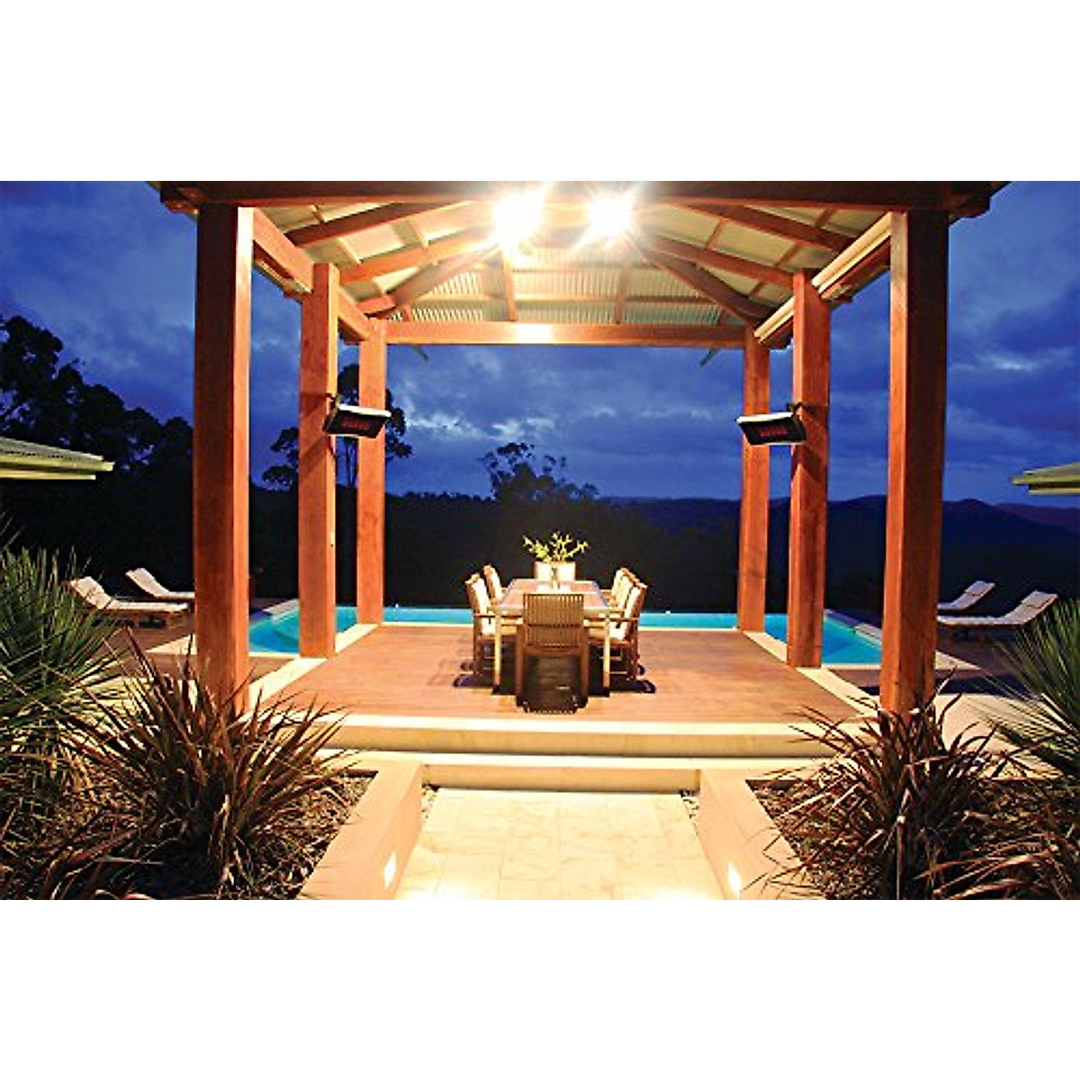 Bromic Heating BH0110003-1 Smart-Heat Platinum 500 Radiant Infrared Patio Heater, Natural Gas, 39800 BTU