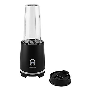 CROKZ Black Single-Serve Blender with 1 Travel Lid, 16 oz, New