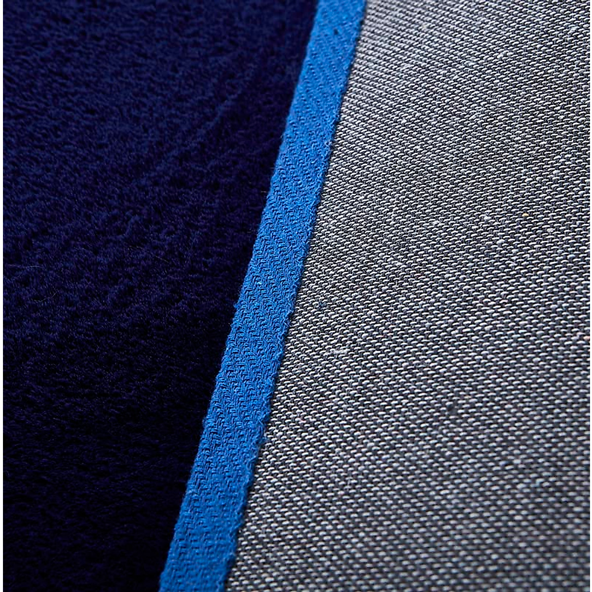 Petfu Luxury Faux Chinchilla Fur Rectangular Area Rug Furry Rug Polyester Rug Faux Fur Shag Rug for Living Room Bedroom Nursery Dorm,118" L x 79" W,Navy Blue