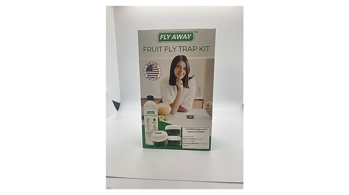 Fly Away Fruit Fly Trap Kit: Fast, Stylish, 90+ Day Control