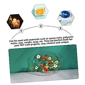 Hand Molds 2pcs Display Rack Mold Resin Tools Paint Holder Tray Molds for Resin Holder Casting Molds Casting Decoration Craft Accessories Silicone DIY Tools DIY Craft Mold Mix