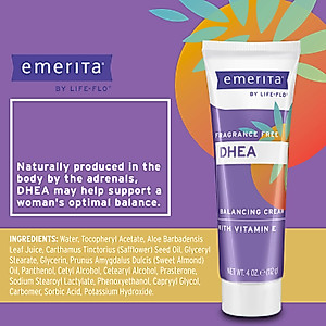 Emerita DHEA Balancing Cream | From the Makers of Pro-Gest | DHEA Support for a Womans Optimal Balance | 4 oz