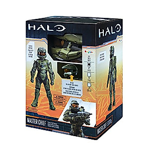 Disguise Child Master Chief Ultra Prestige Costume Medium, Army Green
