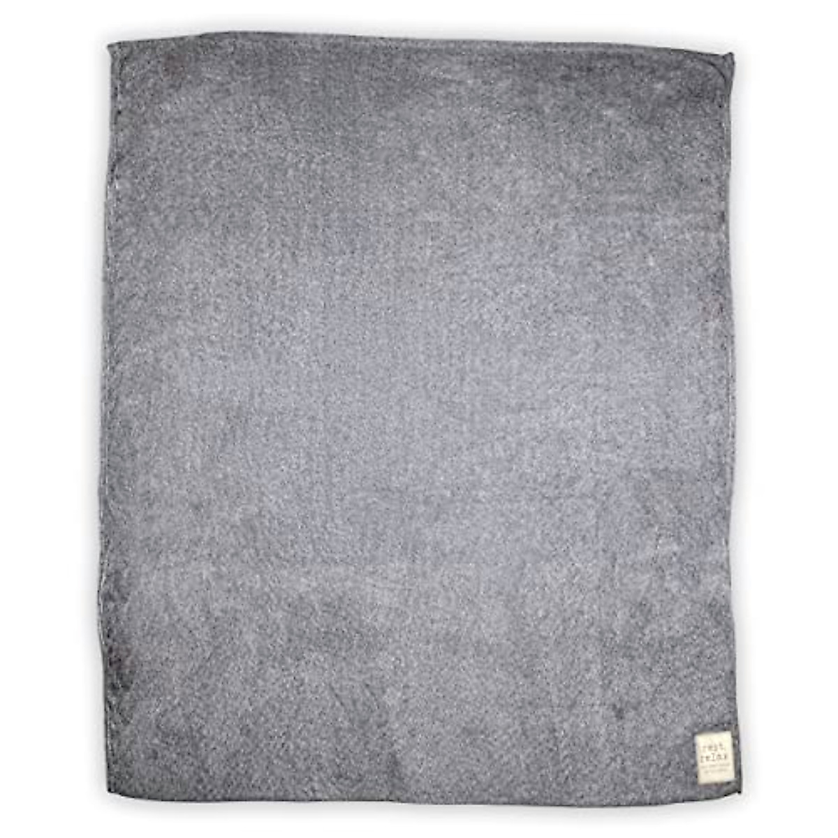 DEMDACO Me Time Mauve Purple 60 x 70 Fleece Fabric Foot Pocket Throw Blanket