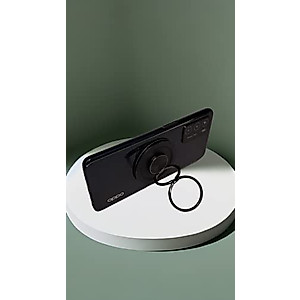 Magnetic Cell Phone Ring Holder Stand - Finger Ring Kickstand with Polished Metal - Compatible with All Smartphones