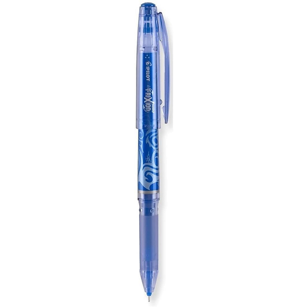 PILOT FriXion Point Erasable & Refillable Gel Ink Pens, Extra Fine Point, Blue Ink, 3 Black and 3 Blue