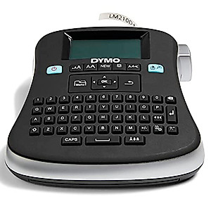 Dymo S0784440 Label Manager 210D Label Maker QWERTY Keyboard - Black/Clear
