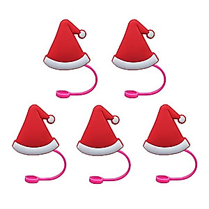 Silicone Straw Caps Drinking Straw Straw Charms for Straws Party Straw Tie Event Dresses for Women Evening (A, One Size)