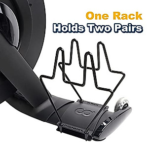 CyclingDeal Shoe Rack Hanger Compatible with Peloton Bike & Bike+ ONLY Shoe Holder - Holds 2 Pairs of Cycling Shoes
