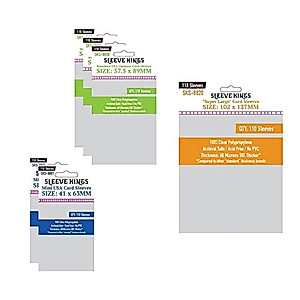 Arkham Horror Third Edition Compatible Sleeve Bundle (8808 X 3 + 8802 X 2 + 8820 X 1)
