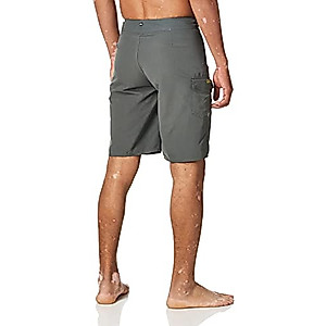 Quiksilver Men's Everyday 21 Board Short Swim Trunk Bathing Suit, Dark Shadow, 36