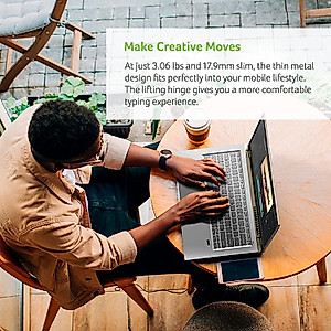 Acer Swift X Creator Laptop | 14" FHD 100% sRGB | AMD Ryzen 5 5600U | NVIDIA GeForce RTX 3050 | LPDDR4X | Wi-Fi 6 | Backlit Keyboard | Win11 Home | w/Mousepad (8GB LPDDR4X RAM | 512GB SSD)