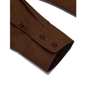 COOFANDY Men's Western Shirts Long Sleeve Slim Fit Embroideres Cowboy Casual Button Down Shirt