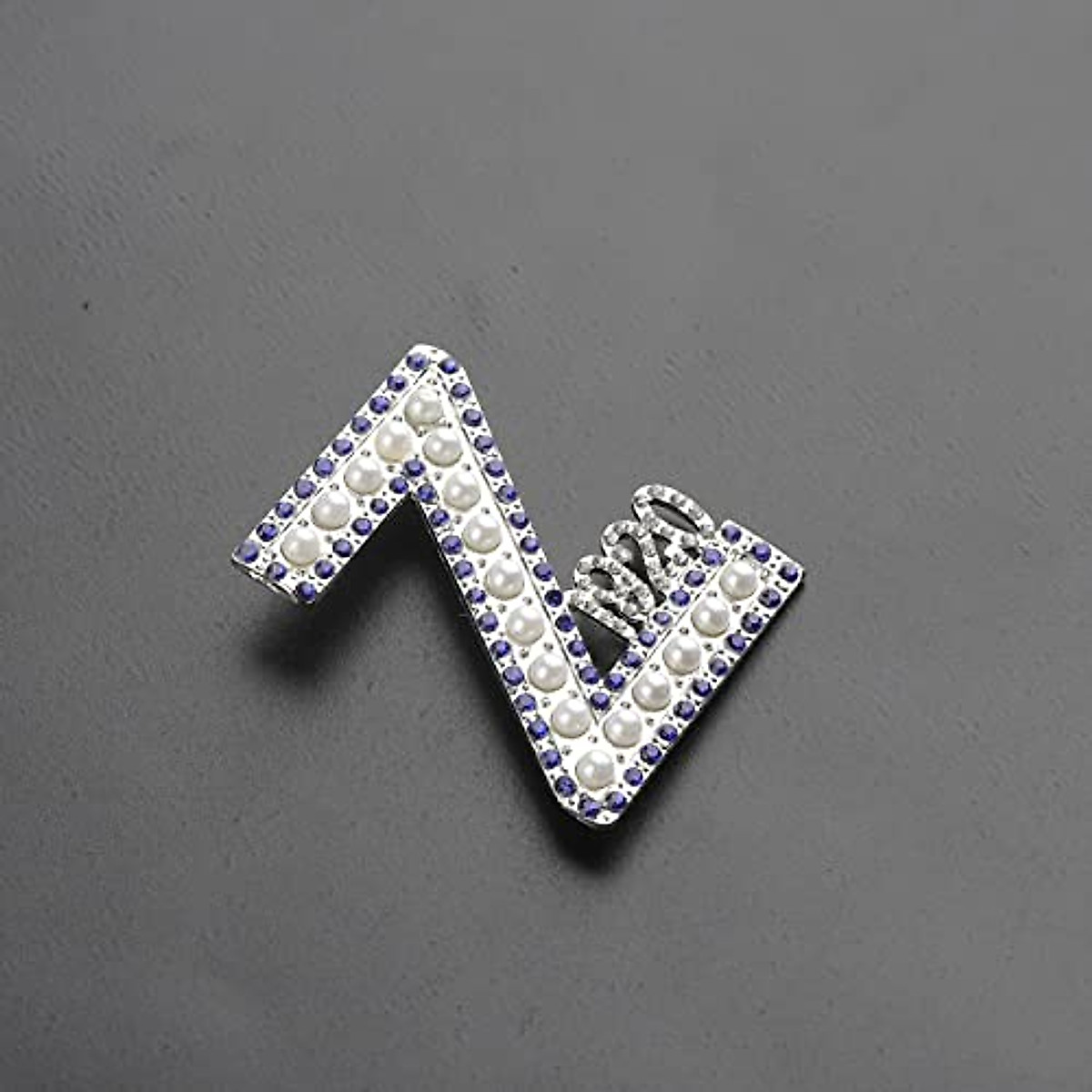 CENWA Zeta 1920 Sorority Gift Z 1920 Pearl & Zircon Brooch Pin Greek Sorority Jewelry Gift (zeta pin 1)
