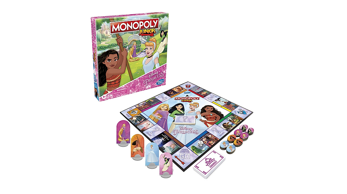 Monopoly Disney Princess Junior Board Game for Kids