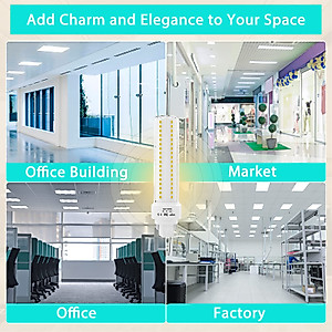 Lustaled Gx24q/G24q 4-Pin Base Light Bulbs, 12W Gx24 LED PL Recessed Lights, Daylight 6000K 26W CFL Replacement for Ceiling Light Downlight Wall Sconce, 4-Pack (Remove/Bypass The Ballast)