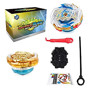 FANSETOYUMA Bey Battle Tops Hybrid Metal Fusion Burst Gyro with 4D Launcher Grip (B-154)