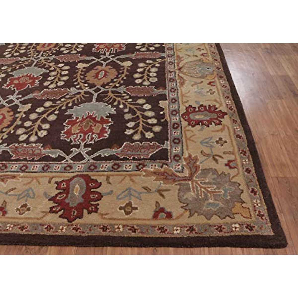 Old Hand Made Barista Floral Traditional Persian Oriental Woolen Area Rugs (9'x12')
