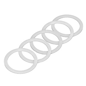 5PCS Badge Mold Gasket,Circle Cutter Button Maker Machine Gasket Badge Machine Gasket Badge Machine Die Matching Circle Cutter Button Maker Machine (58MM)