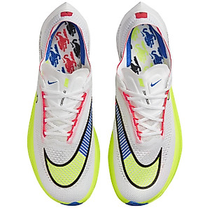 Nike Men's ZoomX Streakfly Racing Shoes (White/Black-Volt-Racer Blue, us_Footwear_Size_System, Adult, Men, Numeric, Medium, Numeric_9_Point_5) 9.5