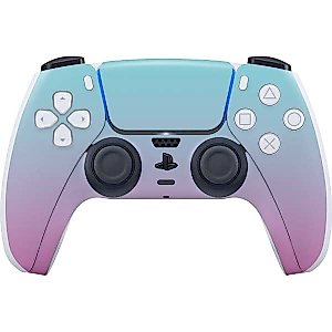 Skinit Decal Gaming Skin Compatible with PS5 Controller - Purple and Blue Ombre Design