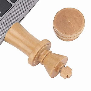 Wooden USB Stick Optional 1Gb 4Gb 16Gb 32Gb, Chess-Format Mahogany Flash Drive Thumb Drive, Maxmium 18MB/S Reading Rate U Disk Memory Stick (32G)