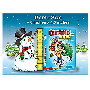 Arizona GameCo Christmas Rush Card Game - a Fun Christmas Game for Families, Kids and Adults – a Great Gift Idea, Party Game or Stocking Stuffer – Ages 8 and Up