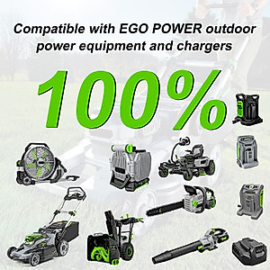 56Volt 7.5Ah Lithium Battery Replacement for EGO Battery Compatible with EGO 56V Battery 7500mAh BA4200T BA4200 Replacement Battery Compatible with EGO Battery 56V Power Tools Lawn Mower (Black)