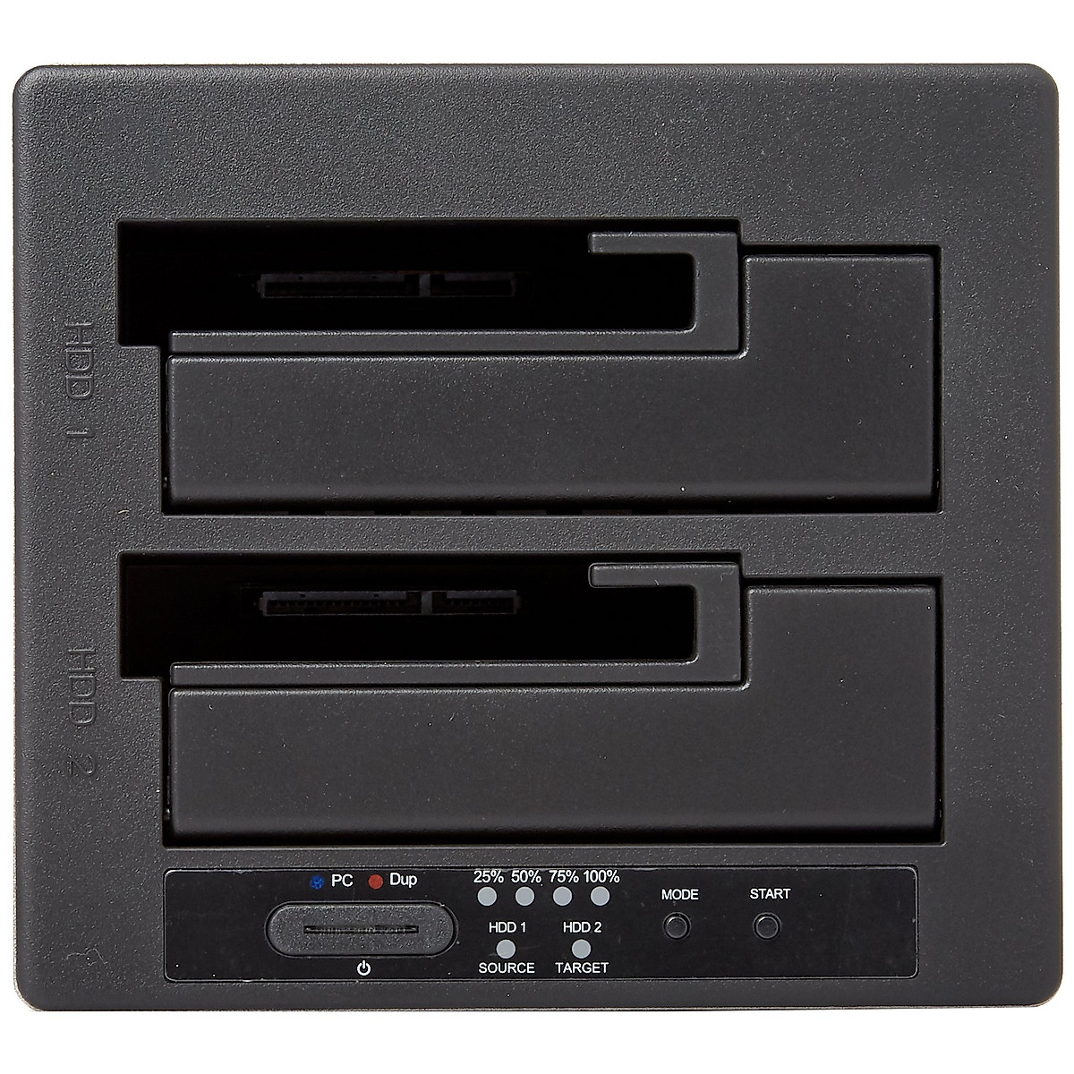 SilverStone Technology 3.5" and 2.5" External Hard Drive Dock with USB 3.1 Type- C Gen 2, Supports Offline Clone and JBOD modes with Hot-Swap TS12C