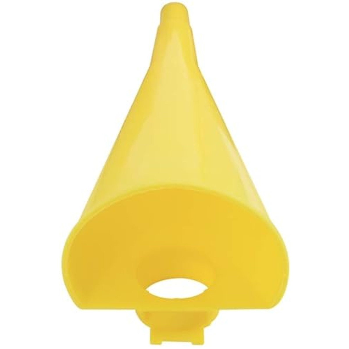 Eagle Plastic Funnel for Type I Metal Safety Cans, 5"x 7"x 12", Made of Chemically Resistant High-Density Polyethylene, Yellow, Made in The USA, F15FUN