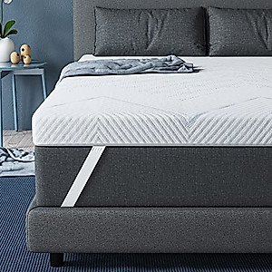 BedStory 3 Inch Memory Foam Mattress Topper Full Size, Firm Pain-Relief & Motion-Isolation Bed Topper, Enhanced Cooling Gel Infused Cooling Pad, Skin-Friendly Cover Non-Slip, Bed RV Elder Adult Kid