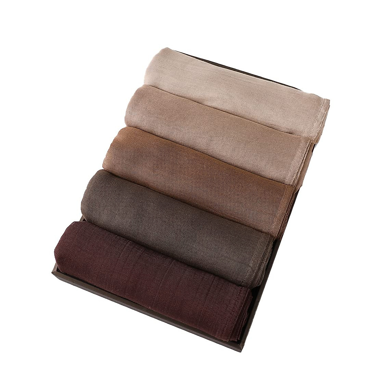 Txameru Women's Hijab Viscose Hijab for Women Muslim Cotton Hijab Fashion Hijab Scarf (Camel)